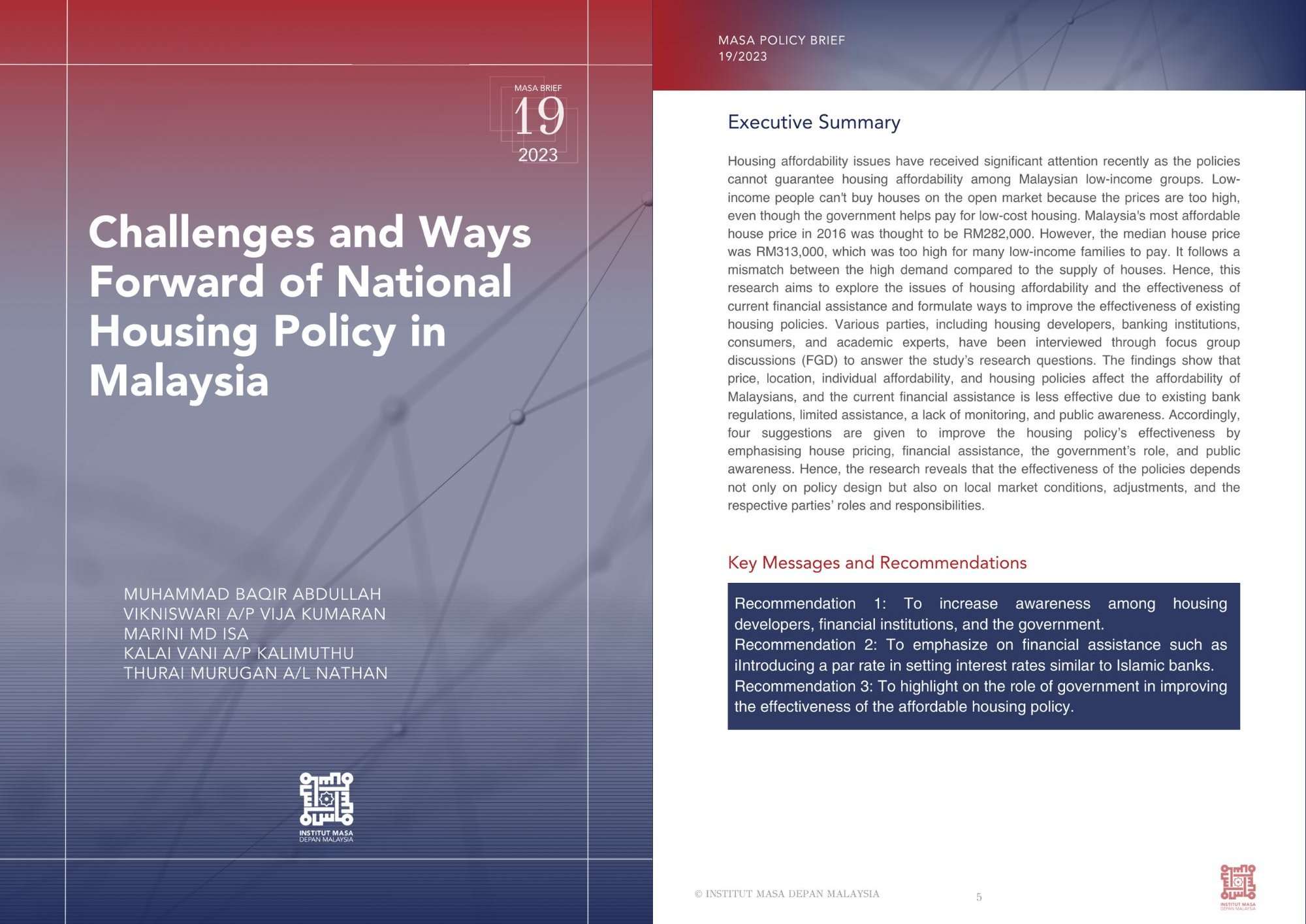 #19: Challenges and Ways Forward of National Housing Policy in Malaysia ...
